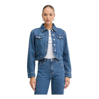 Karl Lagerfeld Veste en Jean Mode - Femme - Vestes - Bleu - Taille: 40 FR