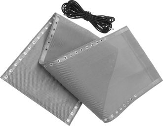 BESPORTBLE VALICLUD Atmungsaktiver Ersatzbezug f&uuml;r Strand Gartenliegestuhl Faltbarer Reparaturstoff mit Schn&uuml;ren Passend f&uuml;r Patio Outdoor klappst&uuml;hle Leicht zu 