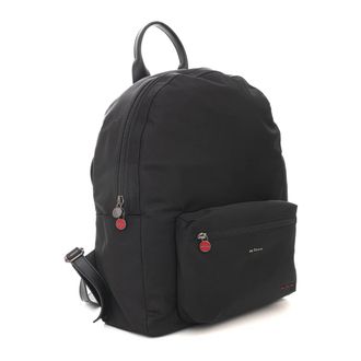 Kiton Rucksack mit Logo-Plakette auf der Vordertasche - - Bags - Herren - Schwarzk - ONE SIZE
