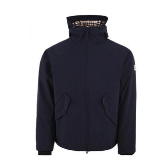 Aquascutum Homme, Vestes, Bleu, Taille: L Parka mi-longue en Soft Shell