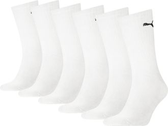 Puma Chaussettes courtes unisexes PUMA (lot de 6 paires), V&ecirc;tements, Blanc, 35-38