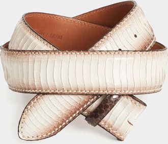 Reptiles House Phantom - Schlangenleder g&uuml;rtel - Beige