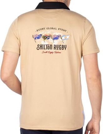 Shilton Polo Rugby Nations Homme S/Beige