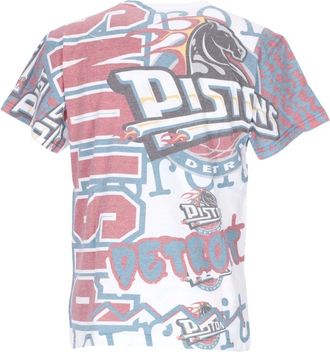 Mitchell & Ness NBA Jumbotron 2.0 Tee Detroit Pistons - - Tops - Herren - Mehrfarbig - XL