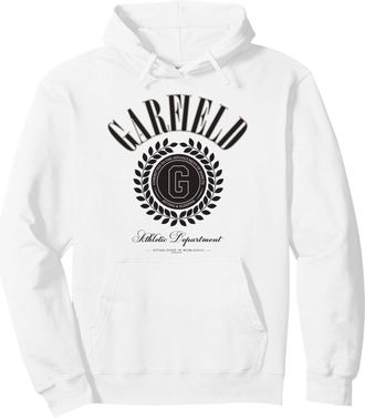 Garfield Varsity College sitzende schlafende Retro-Donuts Pullover Hoodie