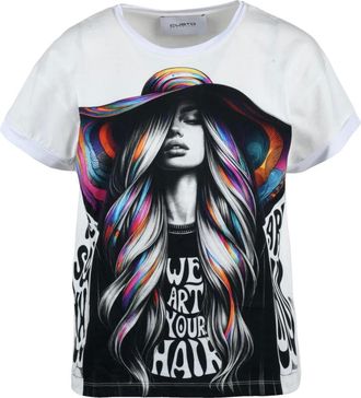 Custo Barcelona Femme, Tops, Blanc, Taille: 40 FR Custo Barcelona tshirt