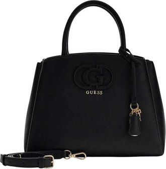 Guess Femme, Sacs, Noir, Taille: ONE Size Sac &agrave; main avec bandouli&egrave;re et poche int&eacute;rieure