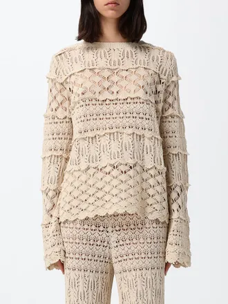 Semicouture Pullover Damen Farbe Wei&szlig;