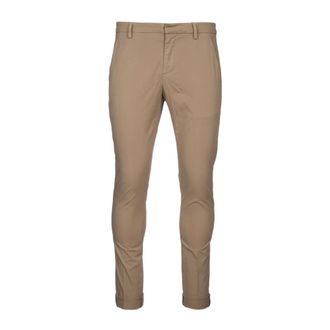 Dondup Homme, Pantalons, Brun, Taille: W35 Pantalon Droit Taille Moyenne
