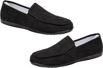 BESTONZON HEALEEP Chaussures D&eacute;contract&eacute;es Respirantes pour Hommes Semelle Souple en Polyur&eacute;thane Antid&eacute;rapante L&eacute;g&egrave;res et Confortables Taille 43 Couleur Noire 