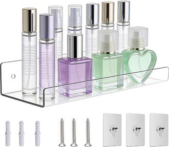 Generic Acryl Wandregale | Hell F&uuml;r Sammlungen | Bad Makeup Regale - F&uuml;r Wohnung Wohnzimmer K&uuml;che Schlafzimmer Shop Und B&uuml;cher Pflanzen Bilderrahmen