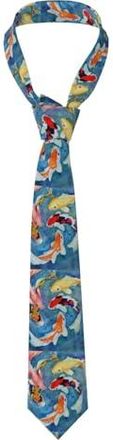 Generic Cravate Pour Hommes Poissons Koi Du Japon Classique Tie R&eacute;glable Cravate Pour L&Eacute;cole Affaires Remise De Dipl&ocirc;me