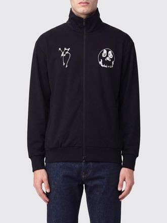 Yohji Yamamoto Trainingsjacke mit hohem Kragen aus recyceltem Funktionsstoff mit Logo