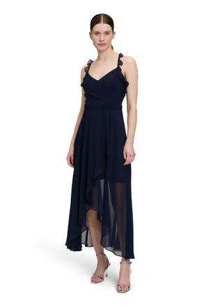 Vera Mont Damen Abendkleid mit Volant 40, Night Sky