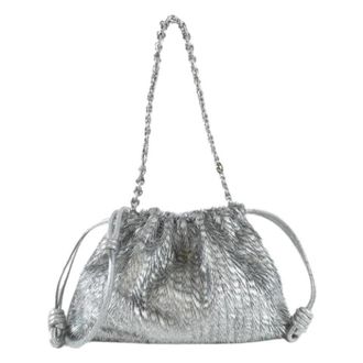 Loewe Pre-owned Flamenco Purse Medium Calf Shoulder Bag - - Pre-owned - Damen - Grau - ONE SIZE