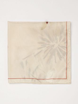 Brunello Cucinelli Foulard Femme couleur Vert Militaire