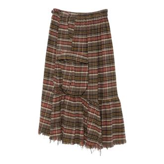 R13 Raw Hem Gathered Cargo Skirt - - Skirts - Damen - Braun - S
