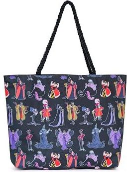 Disney Tote Bag Ursula Evil Queen Maleficent Cruella de Vil Jafar (Villains)