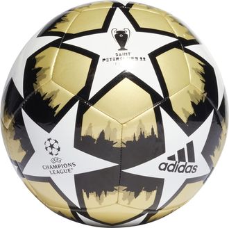 adidas Adidas UCL Club St. Petersburg Fußball, Unisex, für Erwachsene, Gold, Metallic/Schwarz/Weiß, Größe 5
