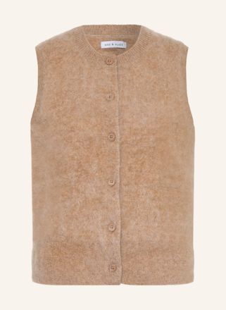 Mrs & Hugs Mrs & Hugs Strickweste Aus Cashmere beige