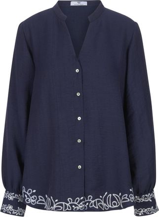 Peter Hahn Bluse Peter Hahn blau