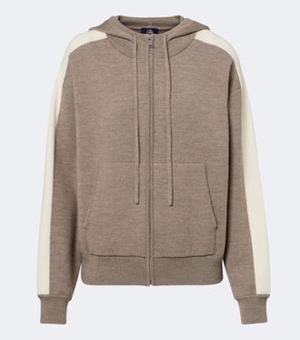 Fusalp Sweat-shirt &agrave; capuche Nymira en laine m&eacute;lang&eacute;e