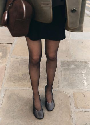 Mango Lederpumps mit rundem Zehenbereich schokolade - Damen - 36 - MANGO