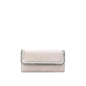 Stella McCartney Femme, Sacs, Gris, Taille: ONE Size Falabella Zip Continental Wallet