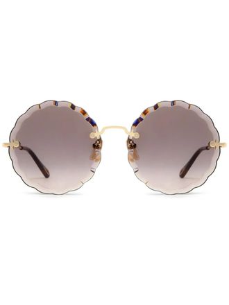 Chlo&eacute; lunettes de soleil CH0047S sans monture - Or