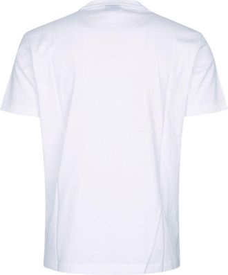 Emporio Armani Logo-Print Cotton T-Shirt - White
