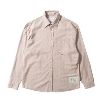 Edmmond Studios Face to Face Shirt - - Shirts - Herren - Beige - XL