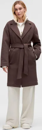 lululemon Manteau croisé en molleton à ceinture pour Femmes - Taille 2XS