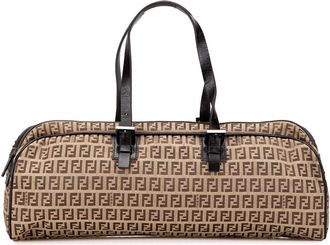 Fendi Crossbody Bags - Zucchino Canvas Handbag - Gr. unisize - in Braun - für Damen