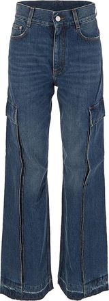 Stella McCartney Bootcut Jeans - Blau