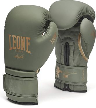 LEONE 1947 Boxhandschuhe Military Edition, Unisex-Erwachsene, Gr&uuml;n, 12 OZ, GN059G