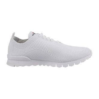 Kiton Wei&szlig;e gestrickte Running Fit Sneakers - - Shoes - Herren - Wei&szlig; - 45 EU