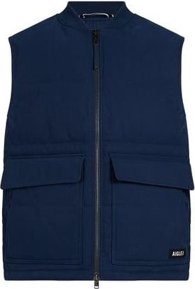 Aigle Blouson sans manche col teddy en coton m&eacute;lang&eacute;