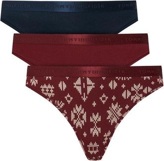 Tommy Hilfiger Panty-Set UW0UW05529 Dunkelrot
