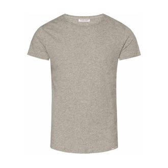 Orlebar Brown Ma&szlig;geschneidertes Crew Neck T-Shirt - - Tops - Herren - Grau - S