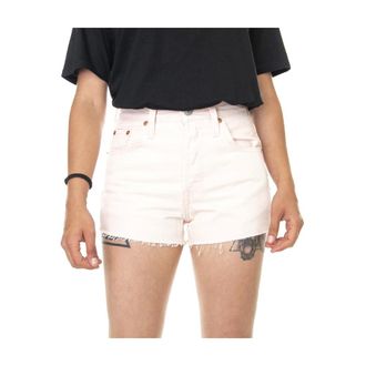 Levi's Femme, Shorts, Rose, Taille: W24 Bermuda en Jean Printemps &Eacute;t&eacute;