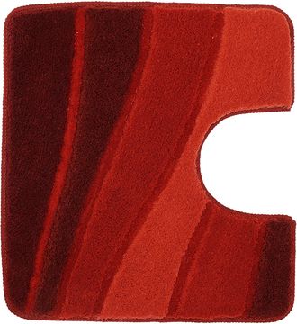 Meusch WC-Vorleger Ocean rot 55 x 50 cm, Granat