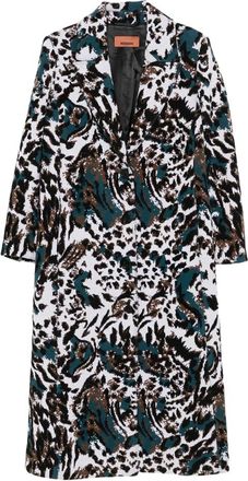 Missoni Animalier-pattern Button Coat