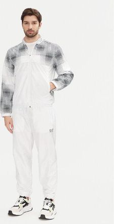 Emporio Armani Jogginganzug 7M000174 AF12948 M0036 Weiß Regular Fit