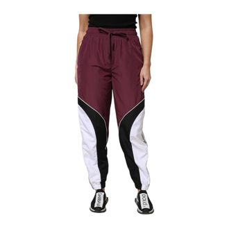 Dolce & Gabbana Multicolor High-Waisted Jogger Sweatpants - - Trousers - Damen - Mehrfarbig - S