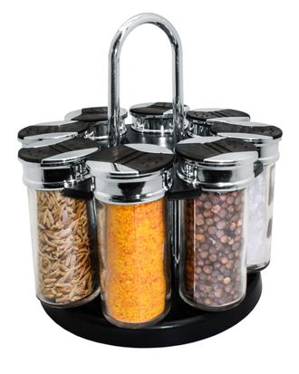 Nerthus Kitchenware Nerthus FIH 381 Gew&uuml;rzkarussell, 8 Gl&auml;ser, transparent