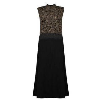 Prada Langes Wollkleid - - Dresses - Damen - Braun - XS