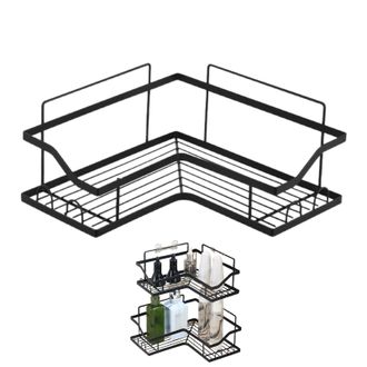 Generic Eckregal f&uuml;r das Badezimmer, Duschregal aus Edelstahl, 22,5 x 7,7 x 10,7 cm, rostfrei, Wandmontage, f&uuml;r den Schlaf