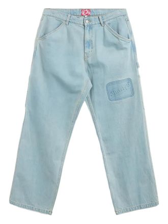 Pleasures Jeans mit Patch-Detail - Blau