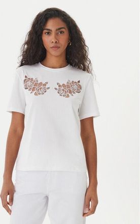 Fracomina T-Shirt FS26ST3001J401E5 Wei&szlig; Regular Fit