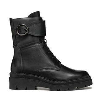 Geox Schwarze Stiefeletten f&uuml;r Damen - - Shoes - Damen - Schwarzk - 39 EU
